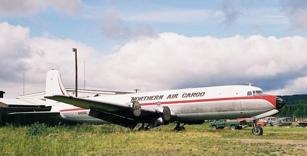 Propliners stored at Fairbanks, 2003